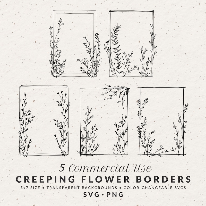 Scribble Flower Art - Etsy