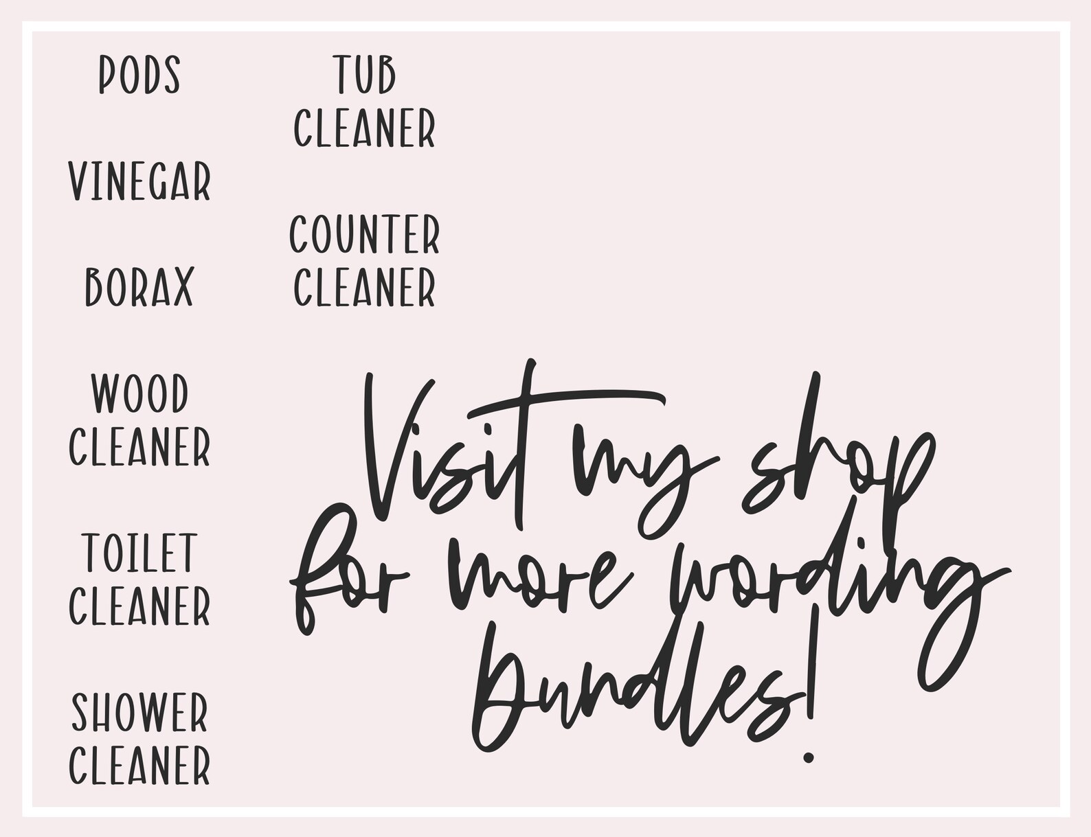 Rustic Household Labels SVG Bundle Laundry Room Labels SVG - Etsy