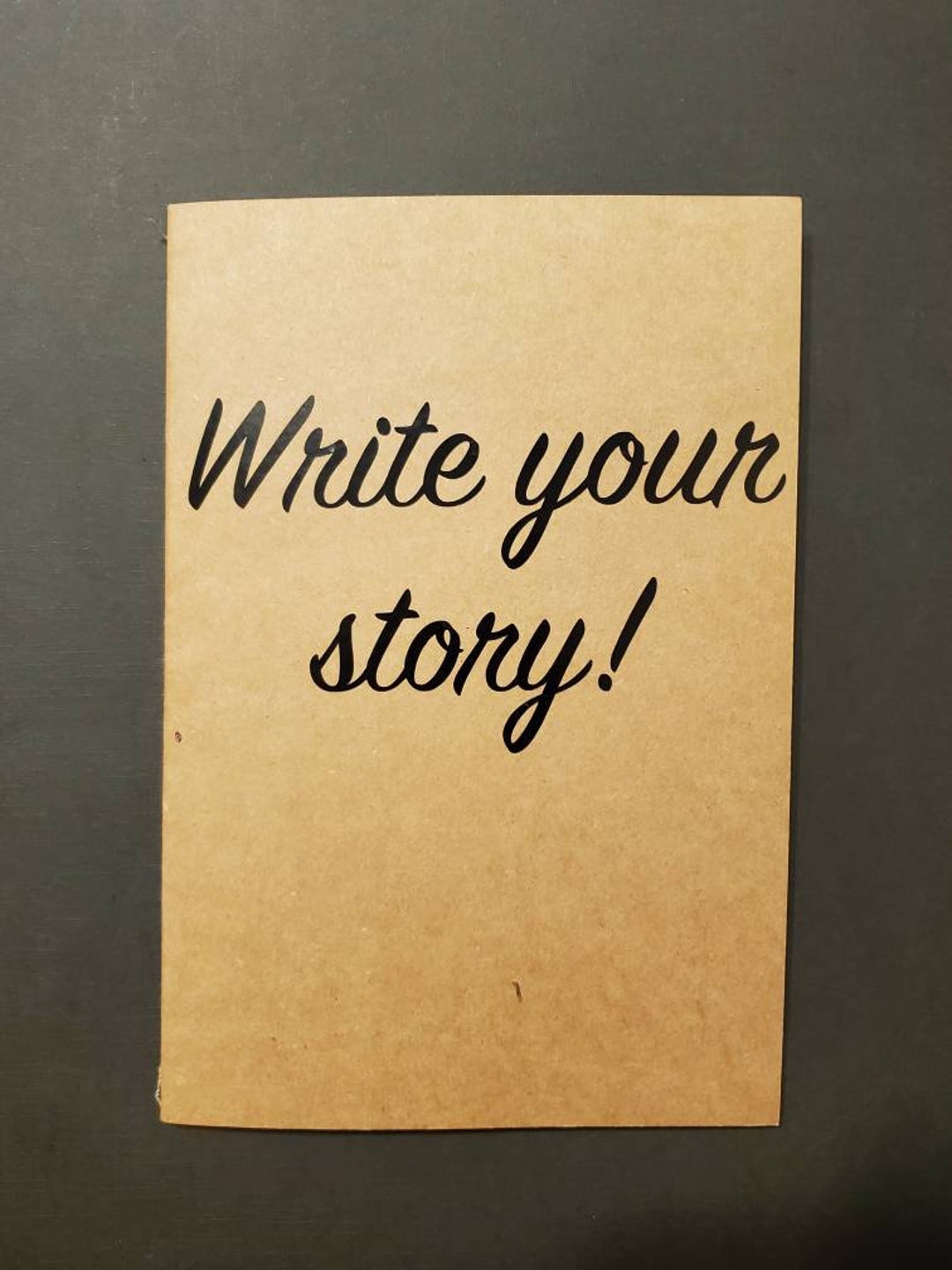 Blank Writing Journal - Kraft Lined: Write Your Story - Etsy