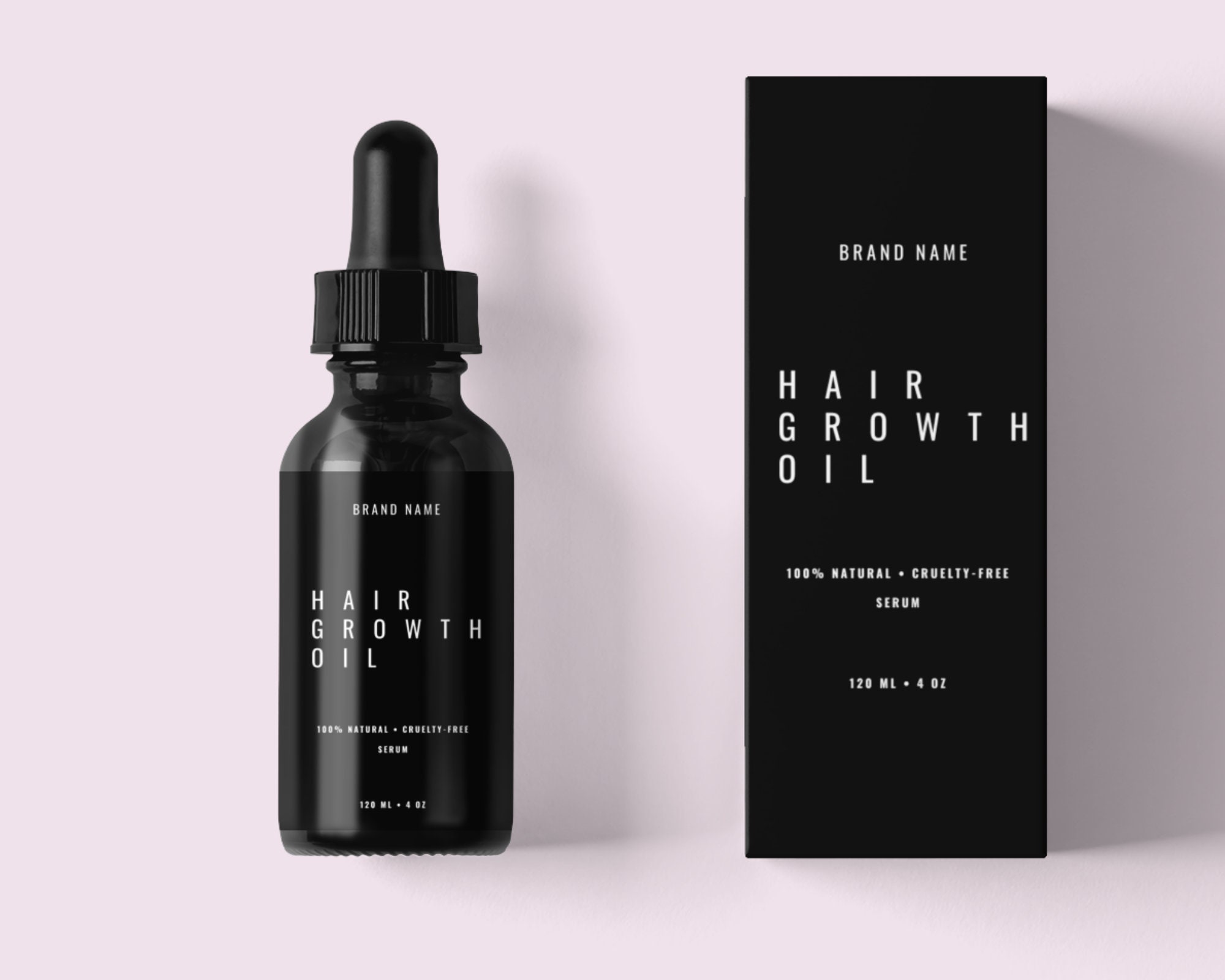 Hair Growth Oil Label, Product Labels,product Label Template Bottle ...