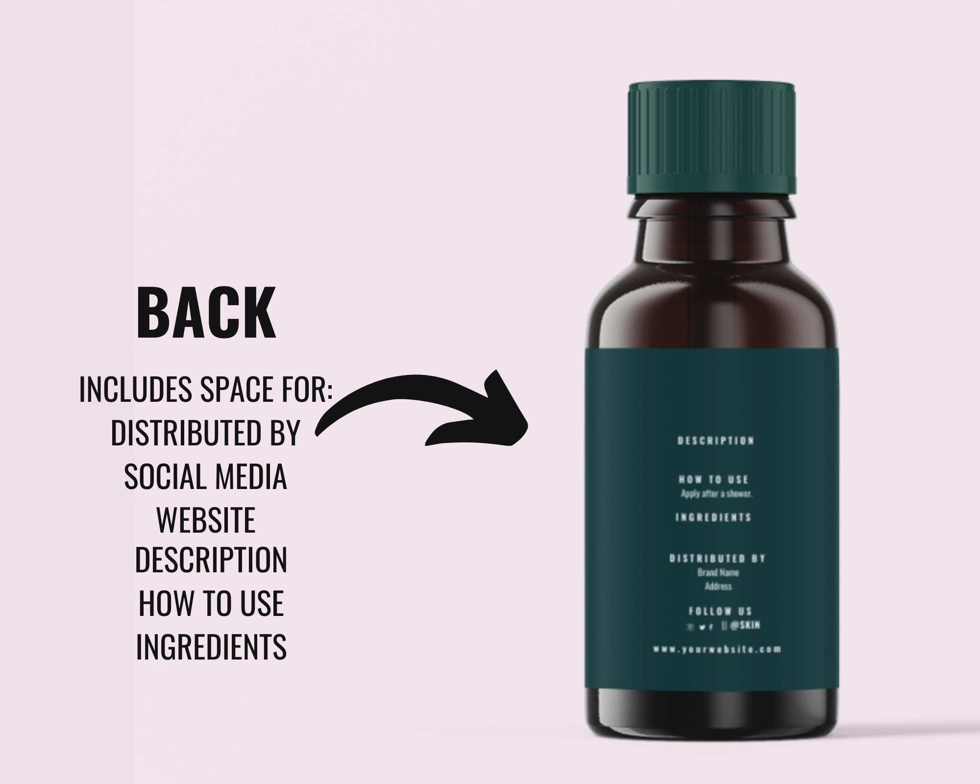 Essential Oil Label, Skincare Label, Body Product Label,editable Serum ...