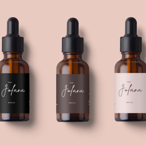 Skin Care Product Label Design Skincare Labels Hair Oil - Etsy