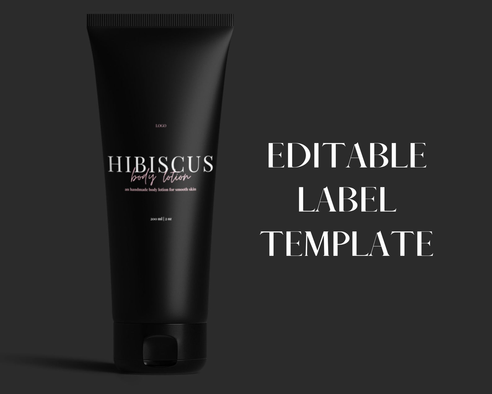 Body Lotion Label Product Labelsproduct Label Template - Etsy