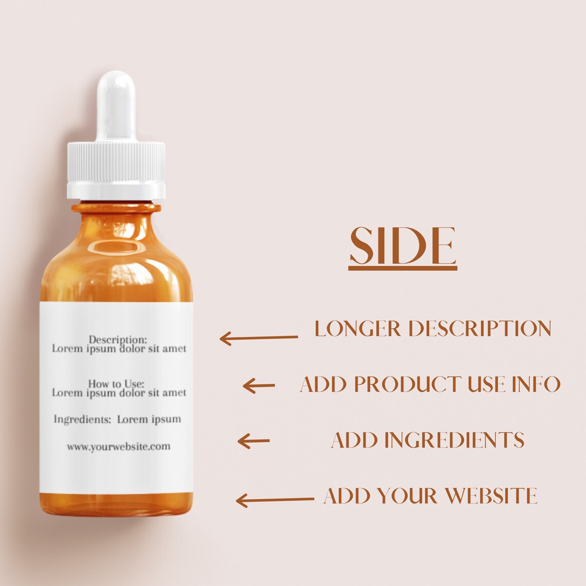 Hair Growth Oil Label, Product Labels,product Label Template Bottle ...