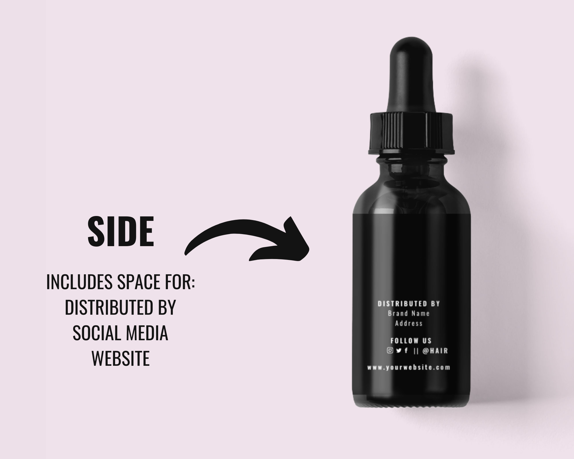 Hair Growth Oil Label, Product Labels,product Label Template Bottle ...