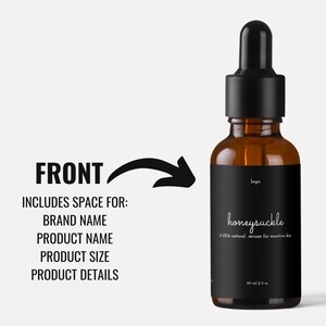 Skin Care Product Label Design, Skincare Labels, Hair Oil Label ...