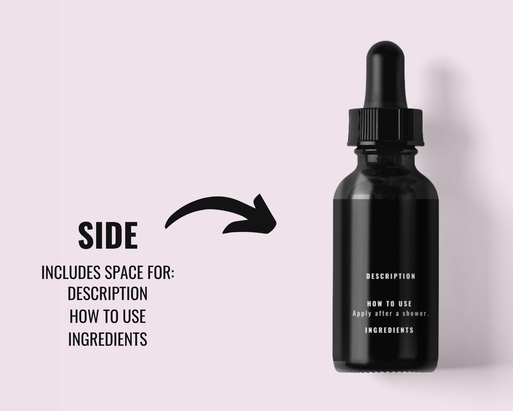 Hair Growth Oil Label, Product Labels,product Label Template Bottle ...