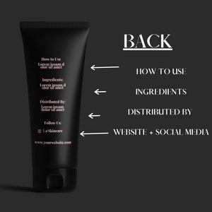 Body Lotion Label, Product Labels,product Label Template Bottle Design ...