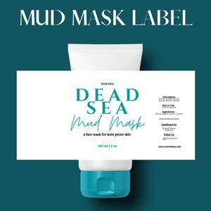 Face Mask Label, Product Labels,product Label Template Jar Tube Design ...