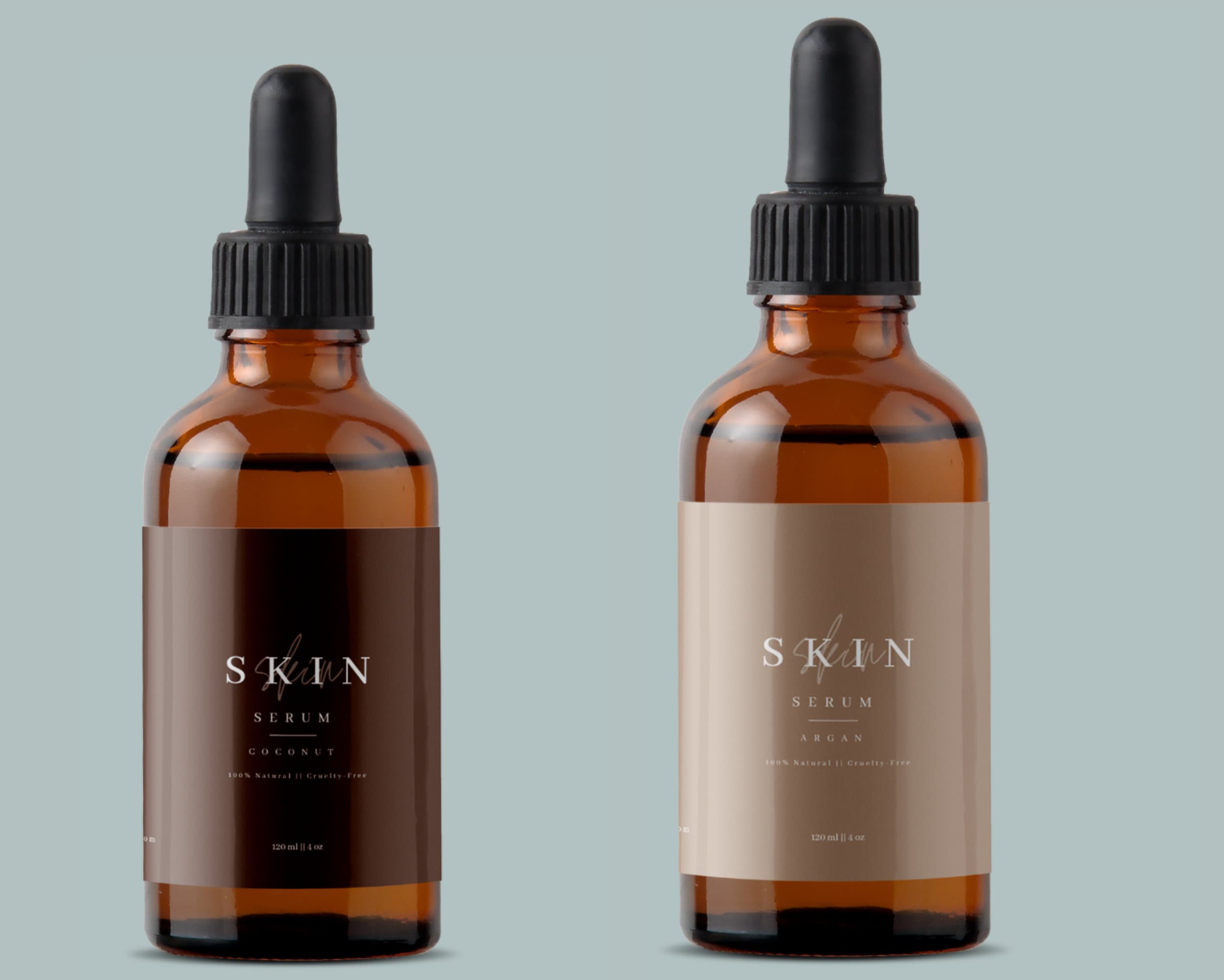 Fully Editable Skin Care Label Template, Skincare Product Labels, Serum ...