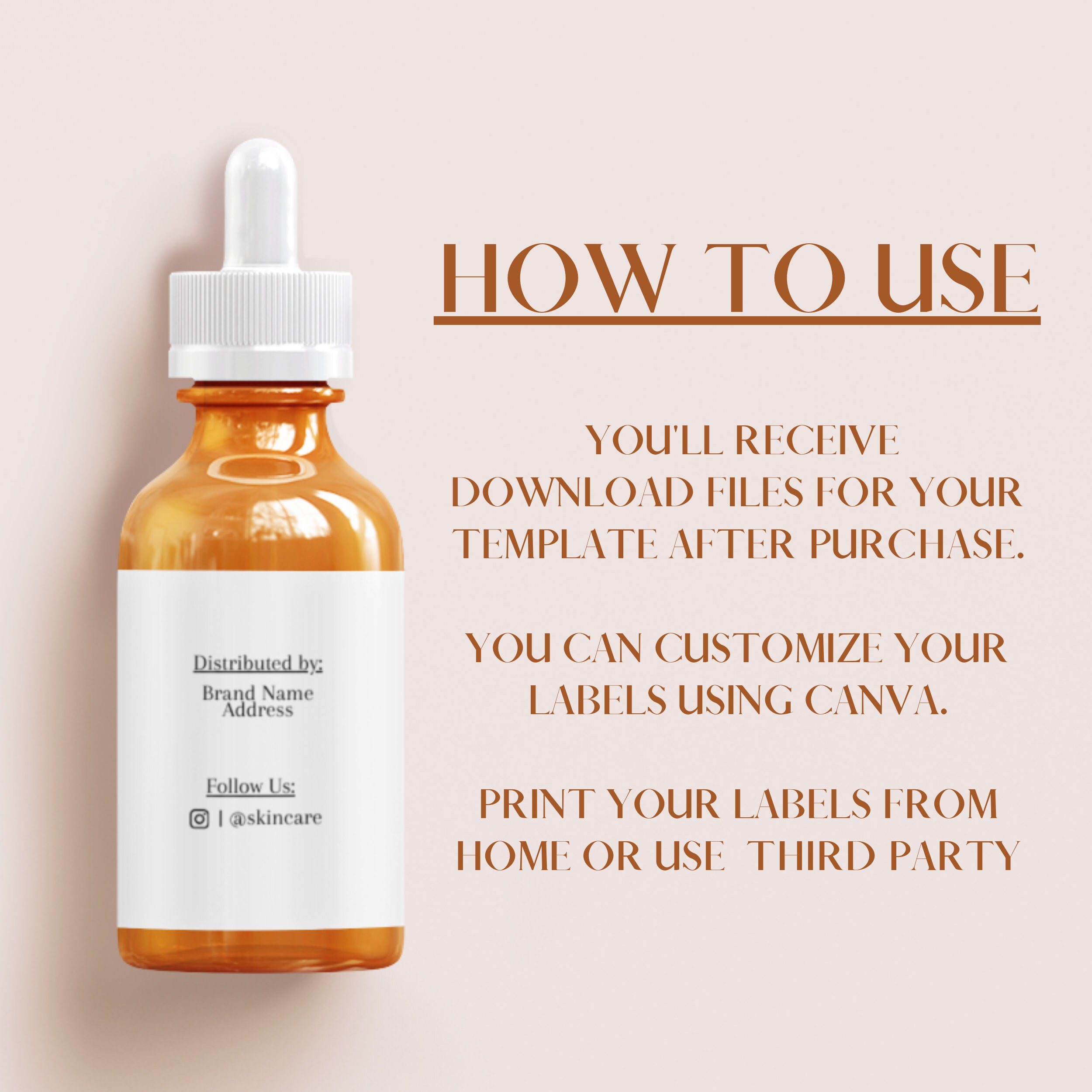 Hair Growth Oil Label, Product Labels,product Label Template Bottle ...