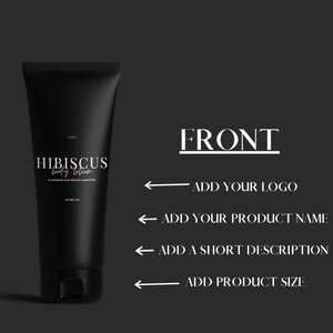 Body Lotion Label, Product Labels,product Label Template Bottle Design ...