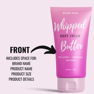 Skincare Label, Body Product Label, Body Lotion Label, Editable Body ...