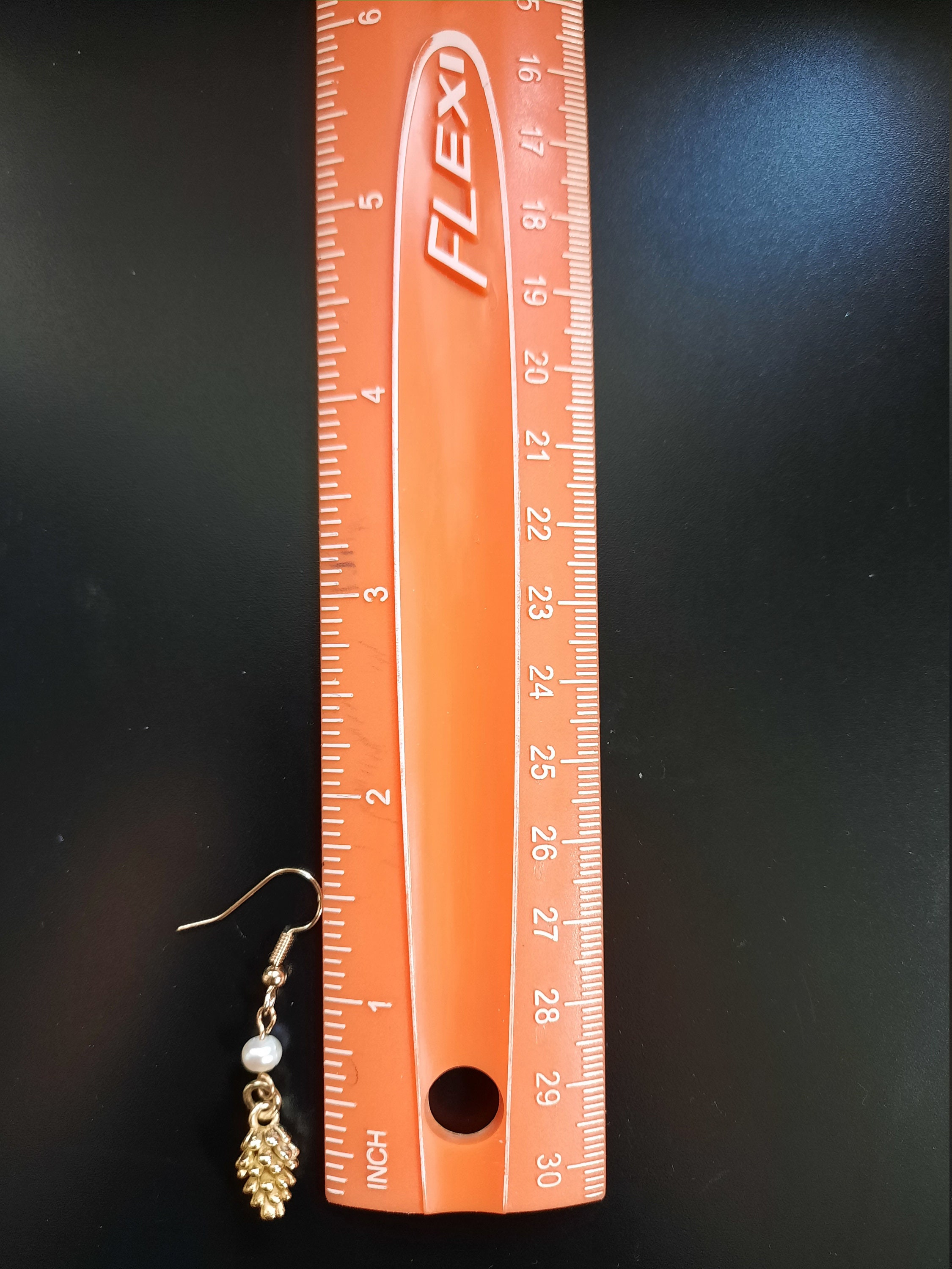 Acorn Pearl Earring - Etsy