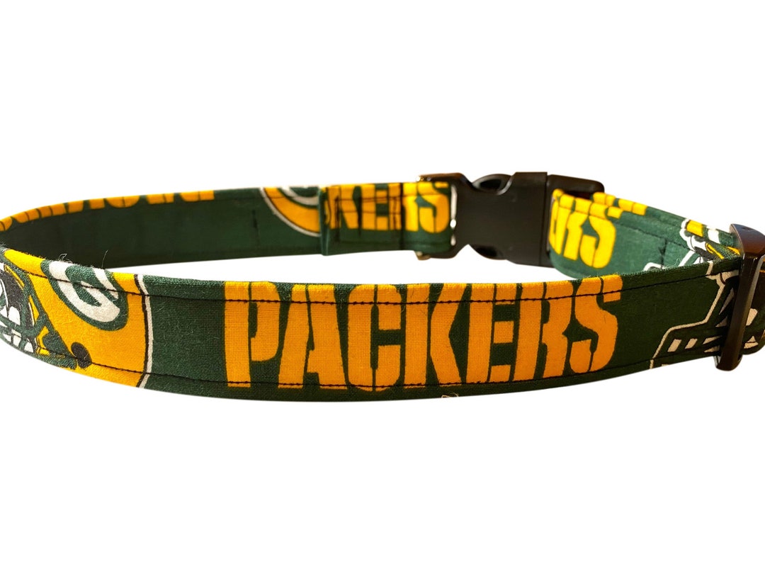 Green Bay Packers Dog Puppy Collar, Big Dog Collar, Sports Dog Collar ...