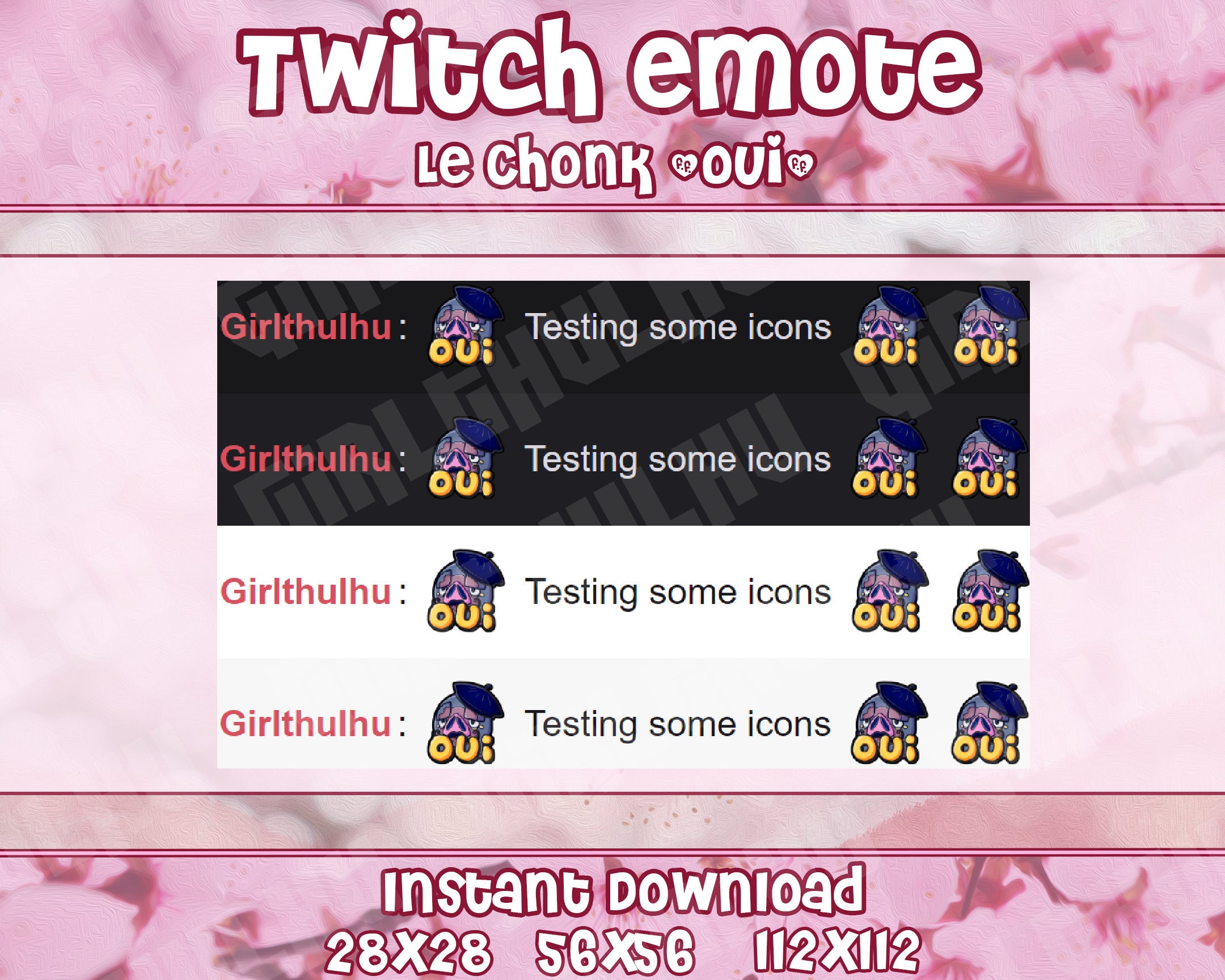 Funny Pokemon Le Chonk Emote for Twitch, Discord, Youtube, Kick Cozy ...