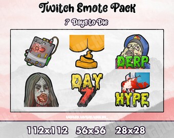 7 Days to Die Emote - Etsy