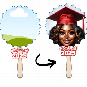 2025 Grad Fan Digital Templates - Etsy