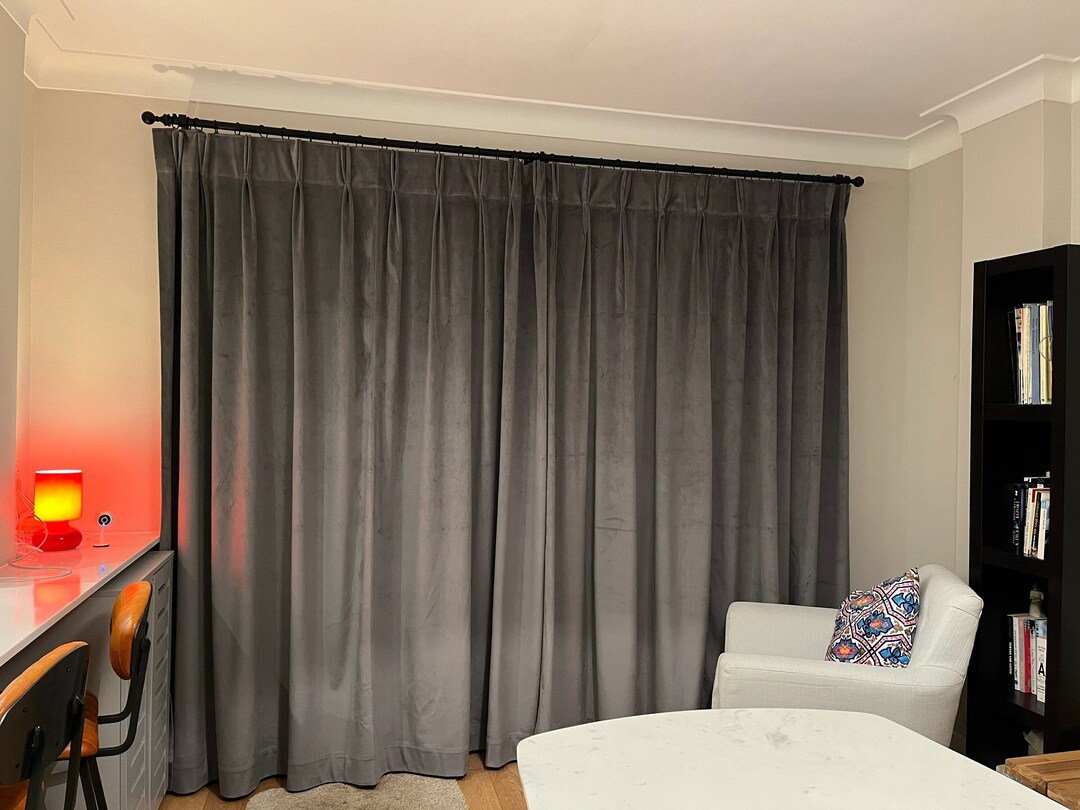 Pinch Pleated Velvet , 36 Colors Velvet Curtain Panel , Thermal Velvet ...