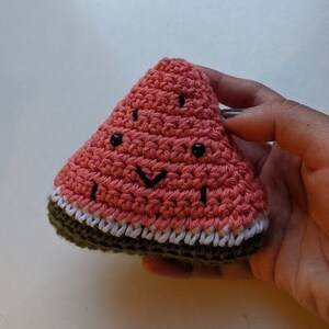 Watermelon Slice Amigurumi Crochet Pattern - Etsy