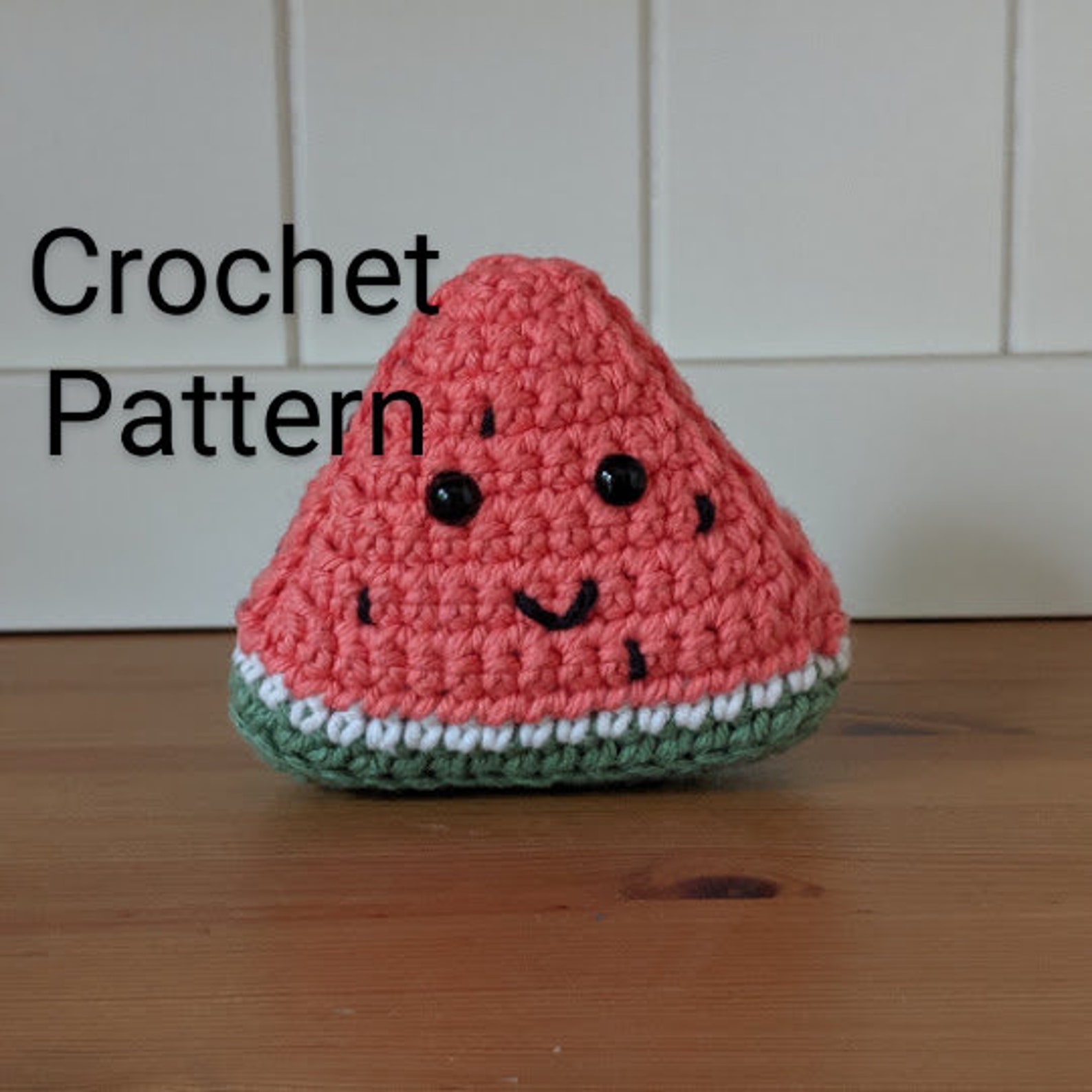 Watermelon Slice Amigurumi Crochet Pattern | Etsy