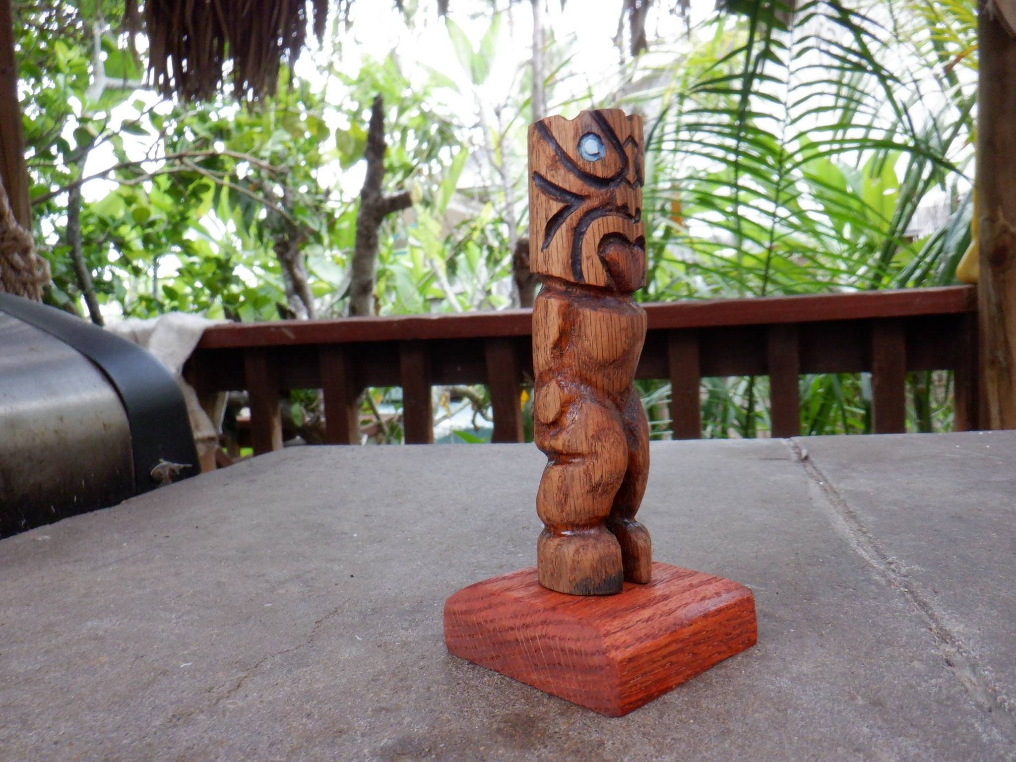 Mini Tiki Statue - Tekoteko - Etsy