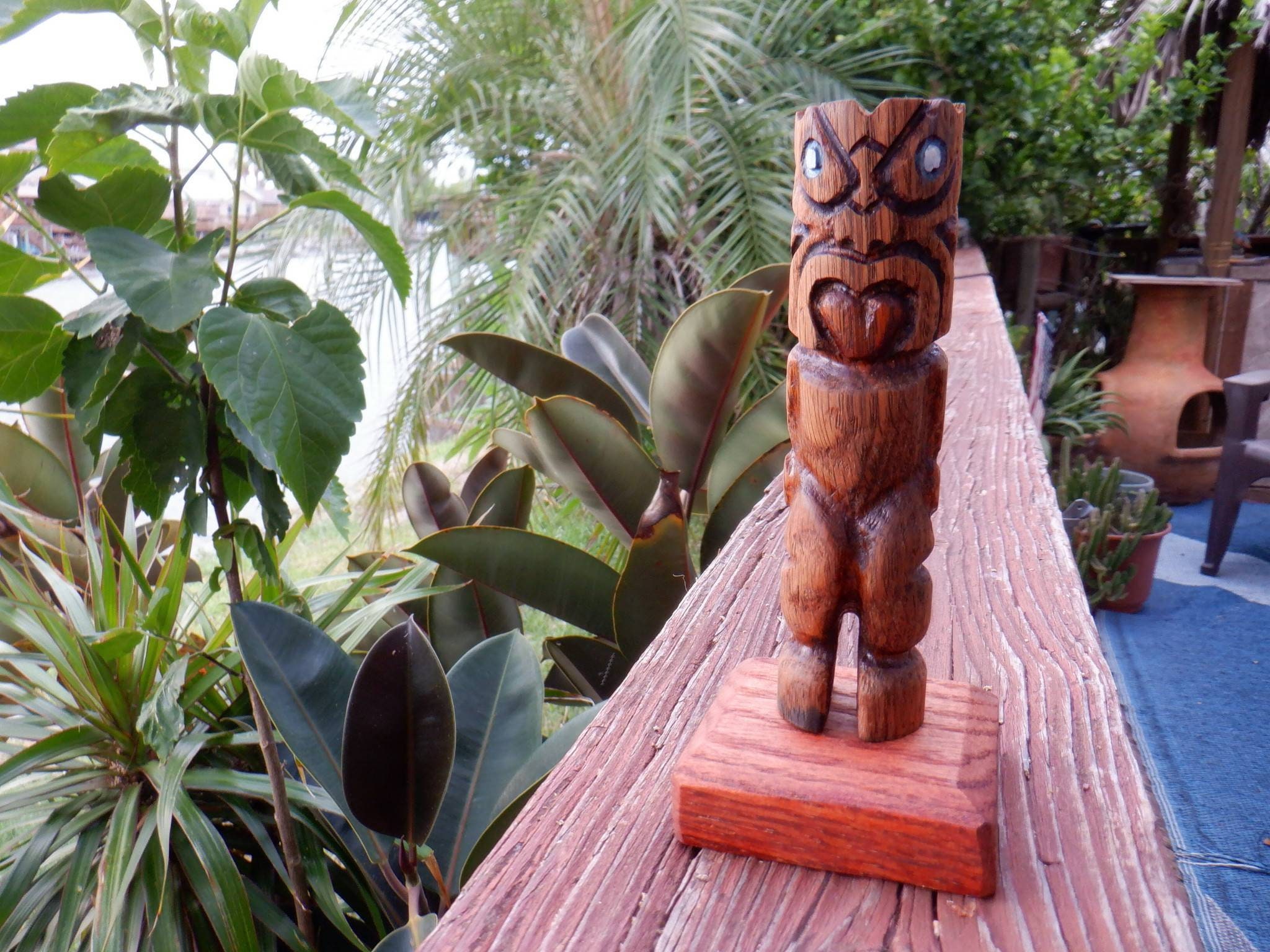 Mini Tiki Statue - Tekoteko - Etsy
