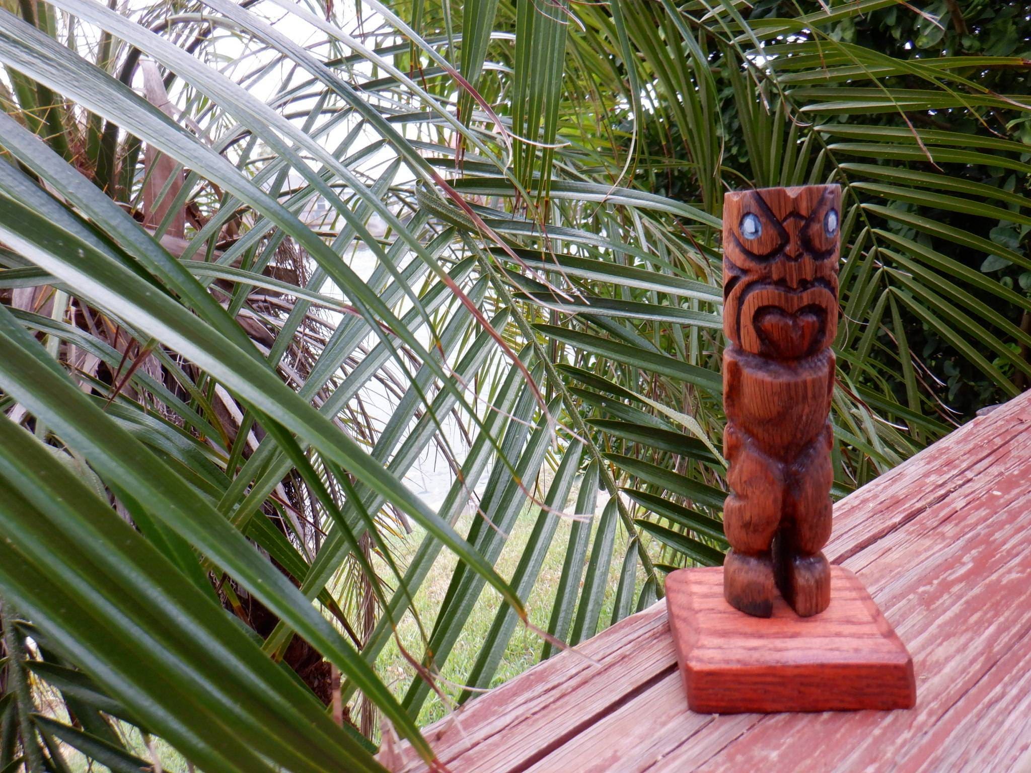 Mini Tiki Statue - Tekoteko - Etsy