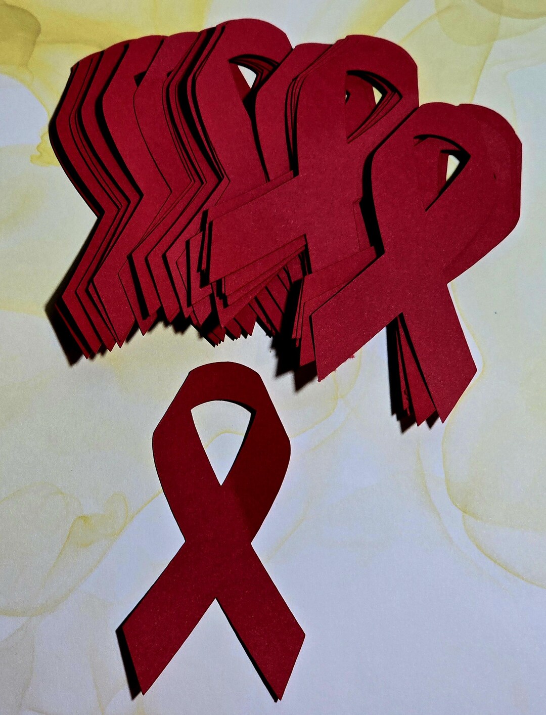 Red Awareness Ribbons for Red Ribbon Week, Stroke Awareness, DARE ...