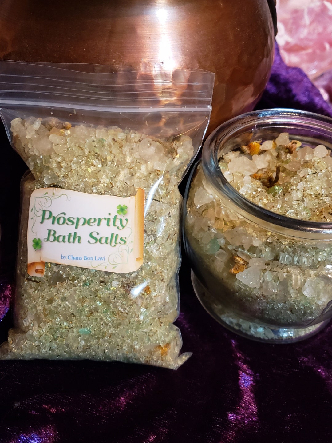 Prosperity Bath Salts Ritual Bath Salts - Etsy