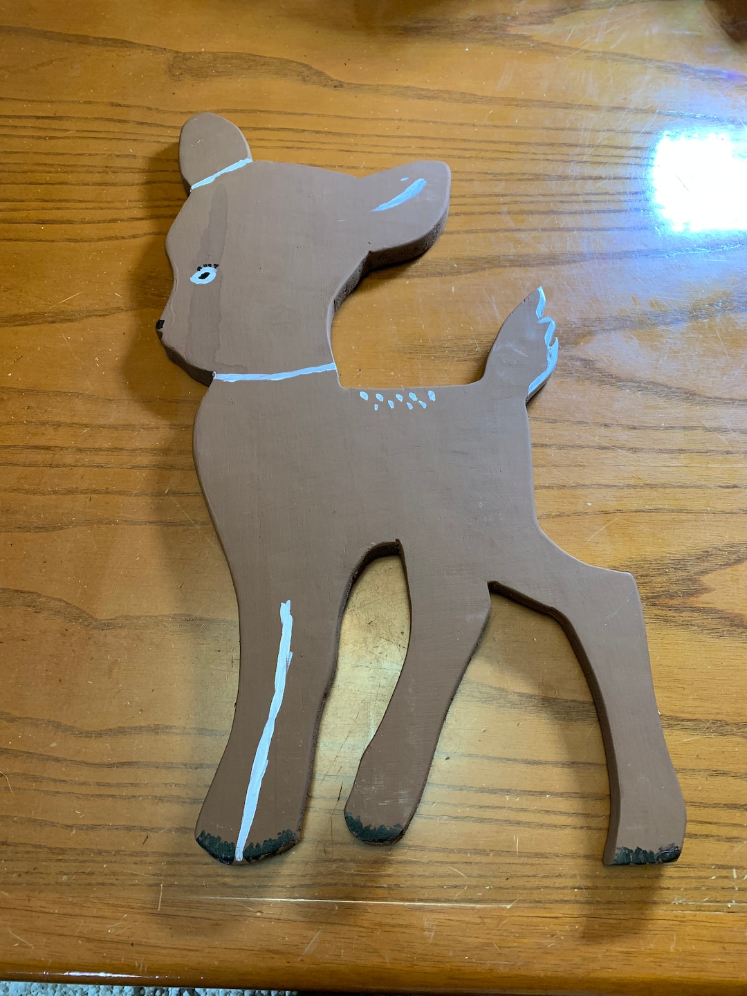 Wooden Home Deer Lawn Decor Christmas Holiday Decoration Gift Country ...