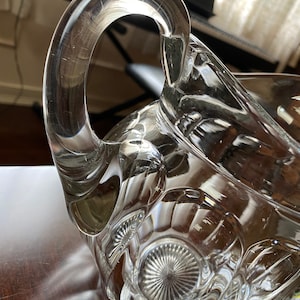 Heisey Pitcher Colonial Clear Glass, 42 Oz - Etsy