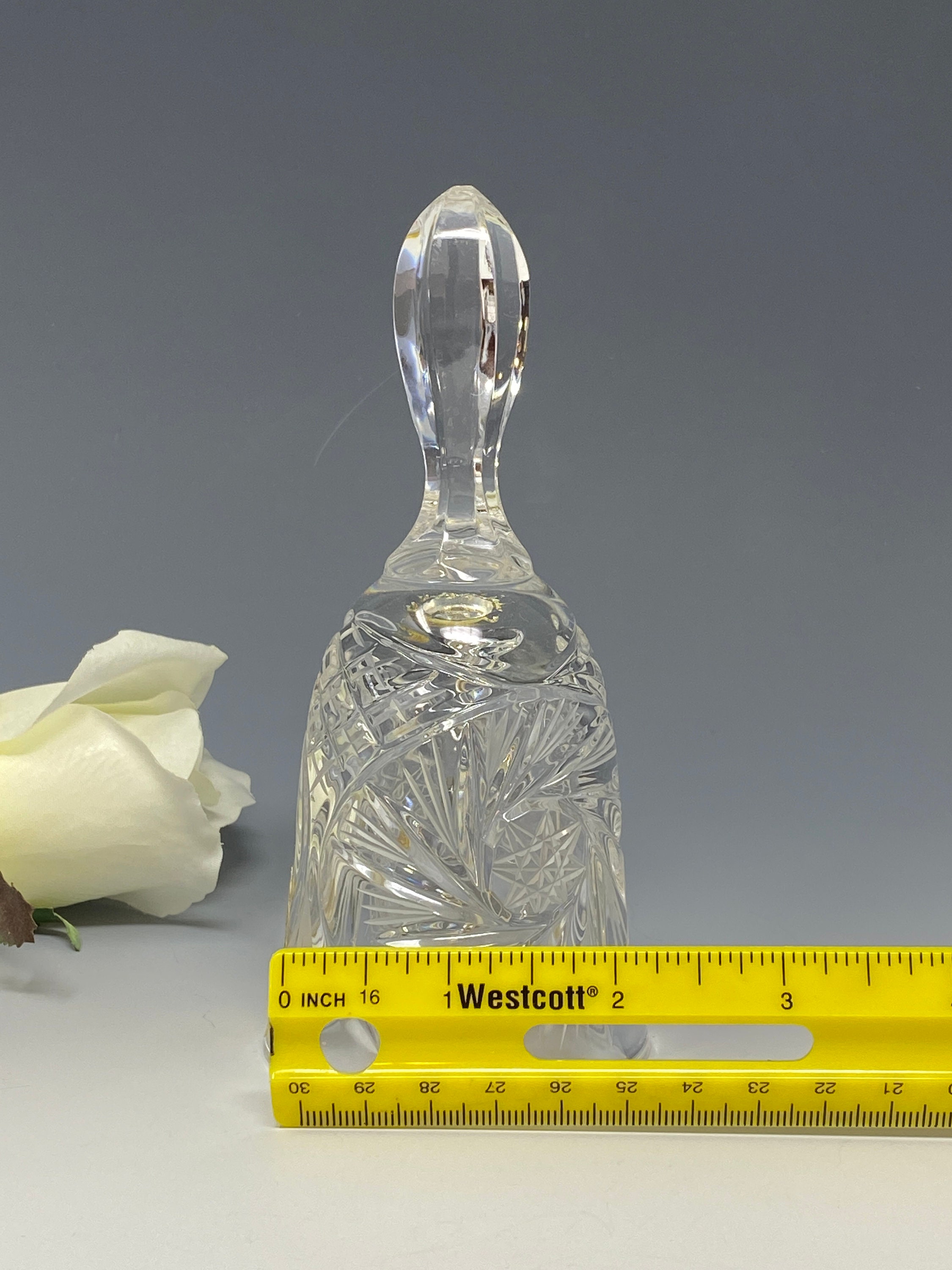 Imperlux Handcut Lead Crystal Bell, Poland - Etsy