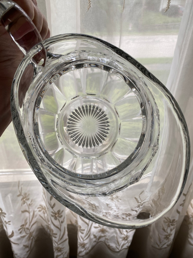 Heisey Pitcher Colonial Clear Glass, 42 Oz - Etsy