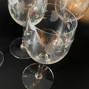 Princess House Crystal Wine Glasses 6oz, Set of 4 - Etsy