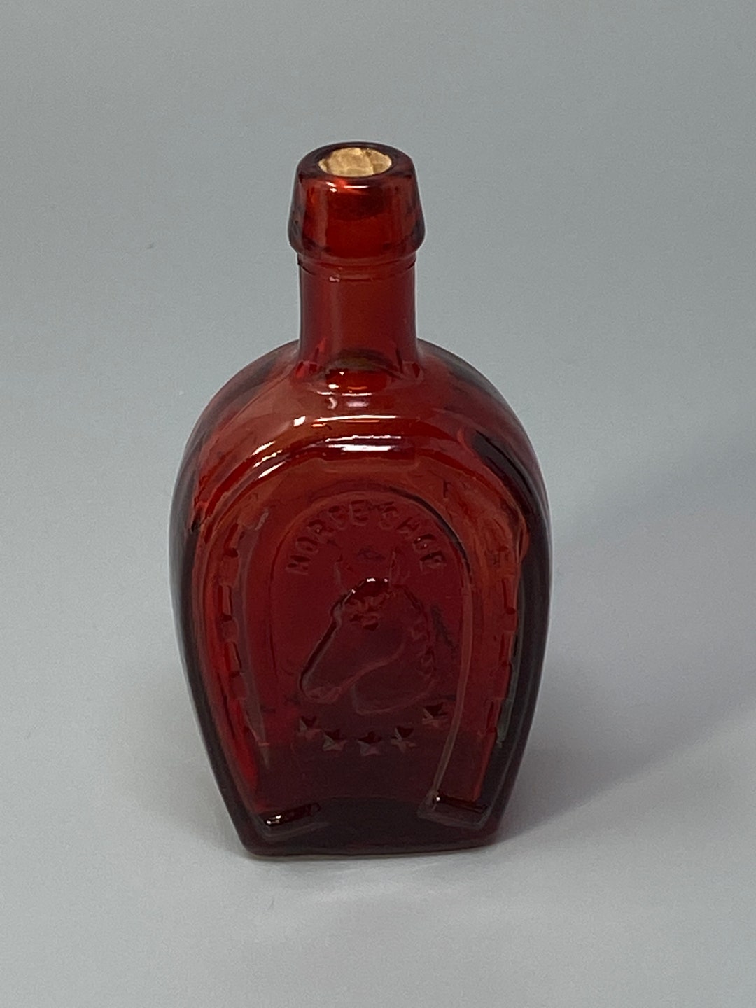 Wheaton Ruby Red Glass Liberty Bell & Horse Shoe - Etsy