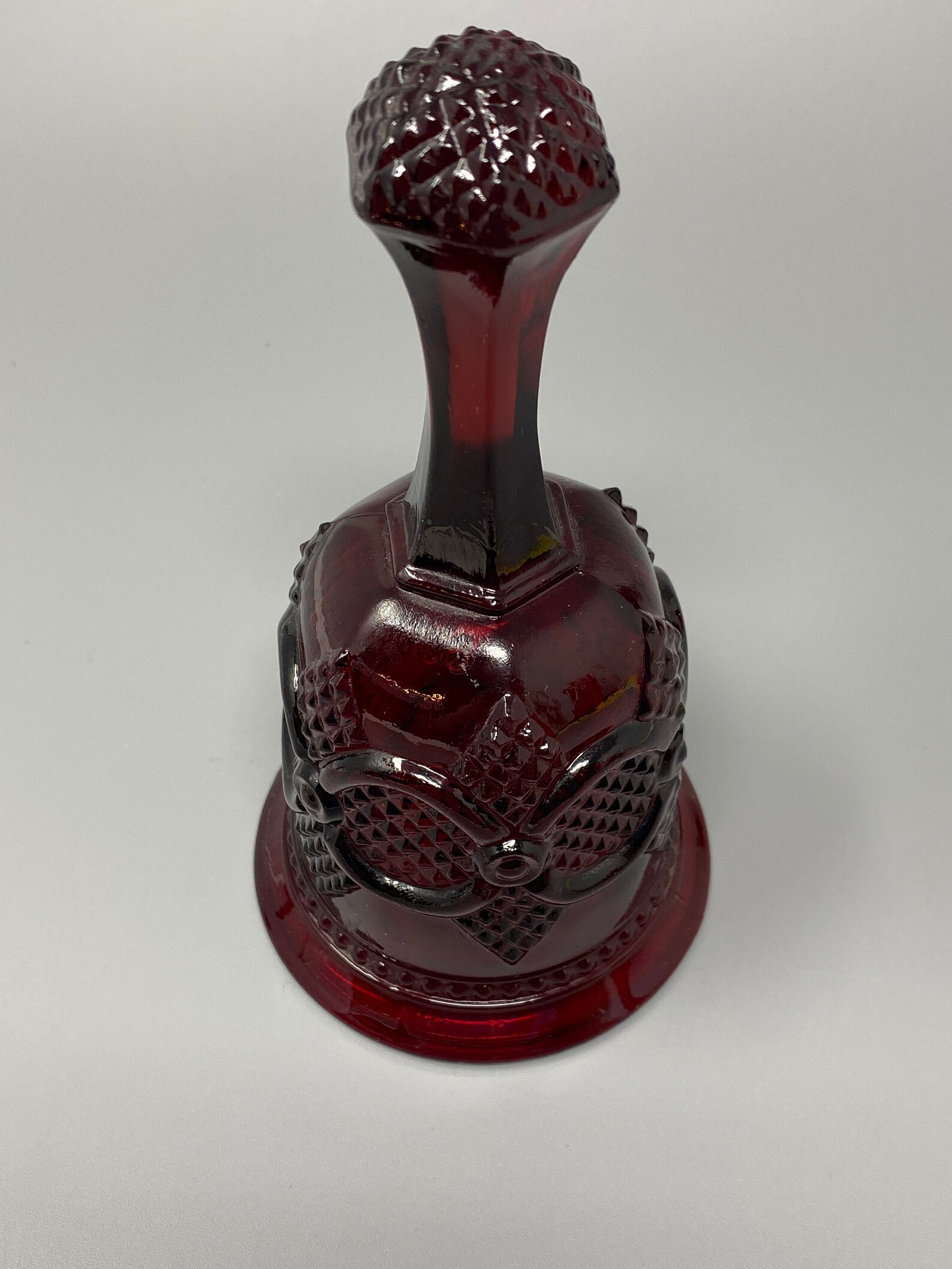 Avon Cape Cod Ruby Glass Bell | Etsy