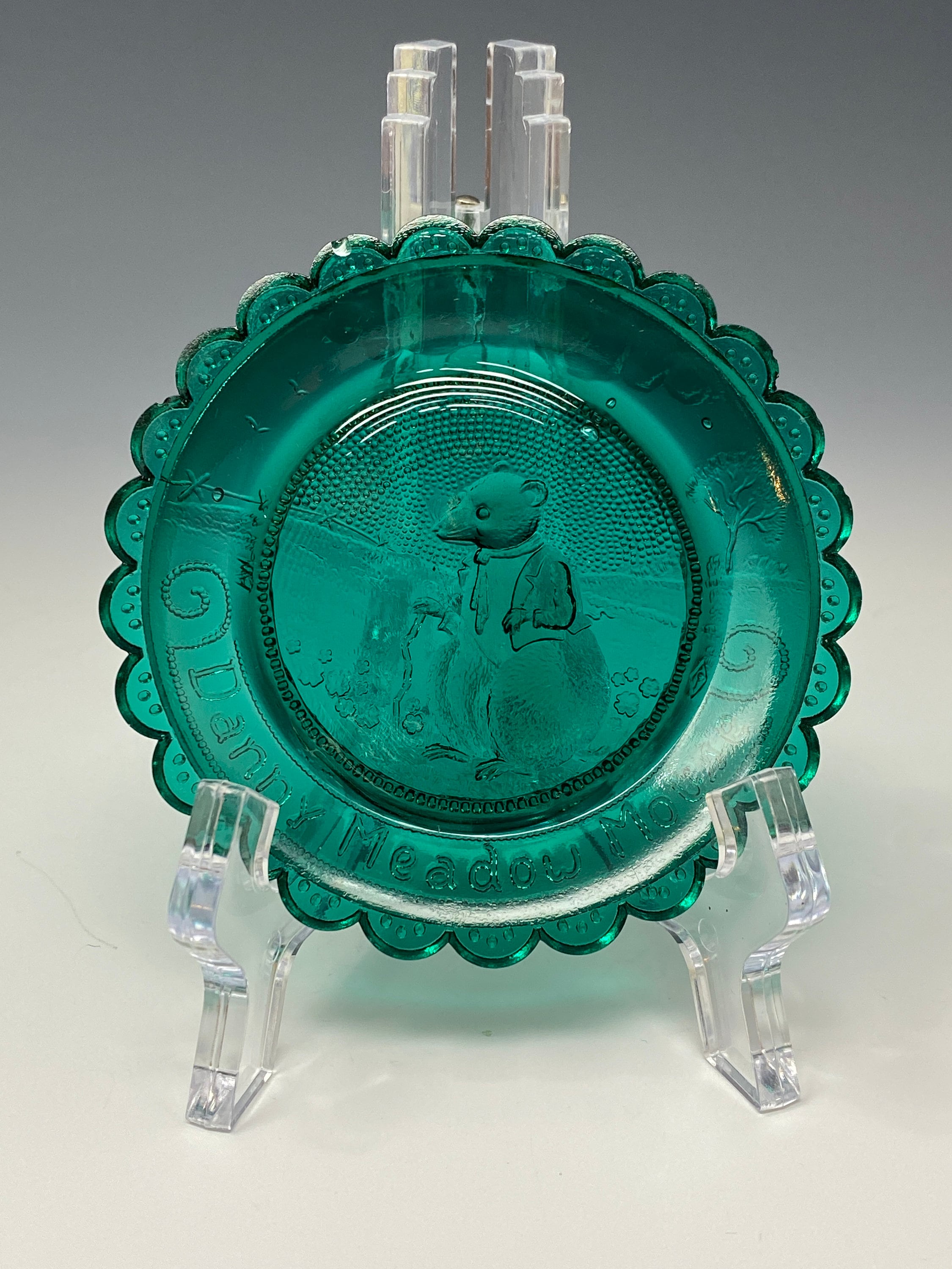 Collectable Colored Glass Cup Plates by Pairpoint - Etsy