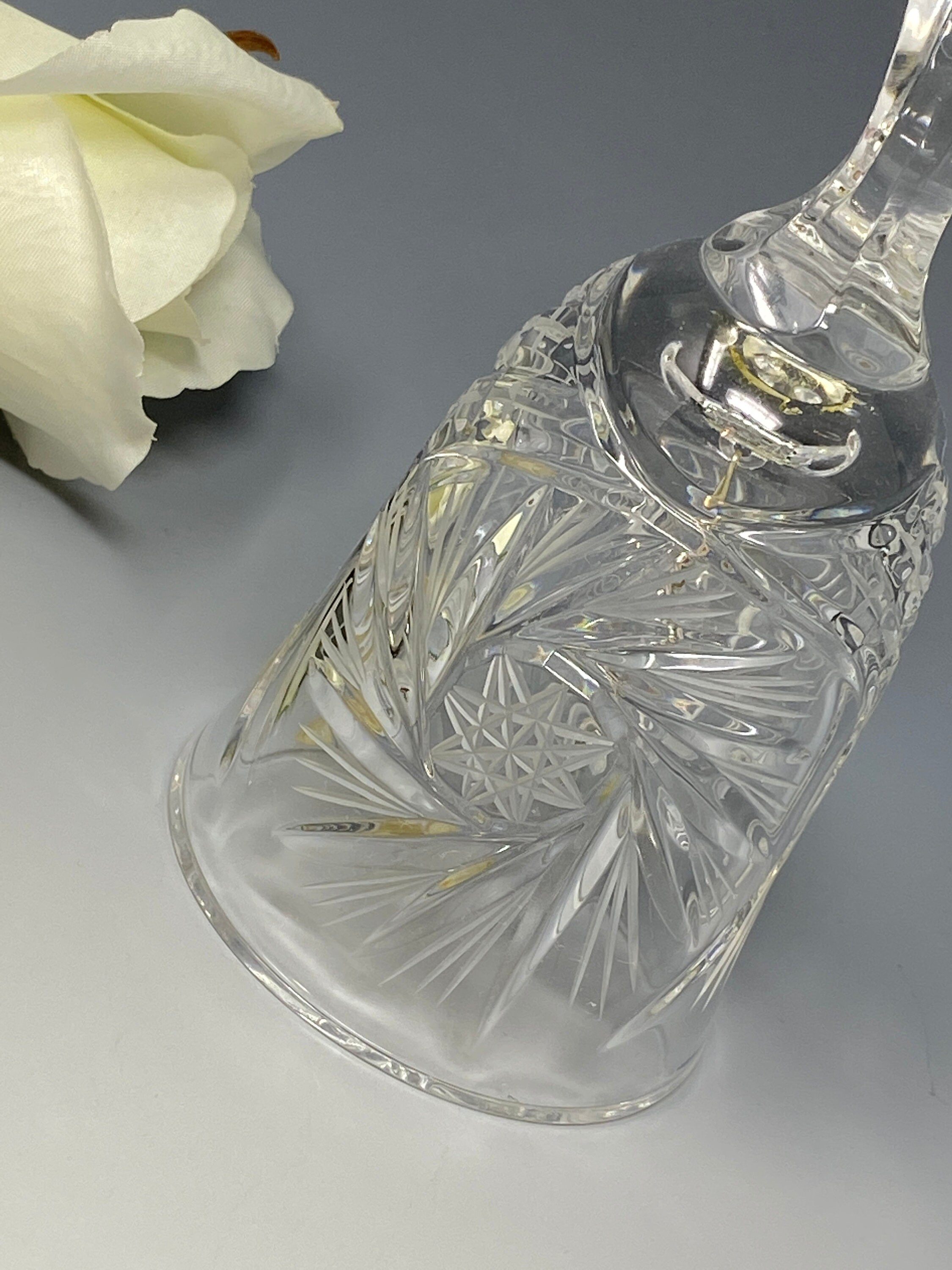 Imperlux Handcut Lead Crystal Bell, Poland - Etsy
