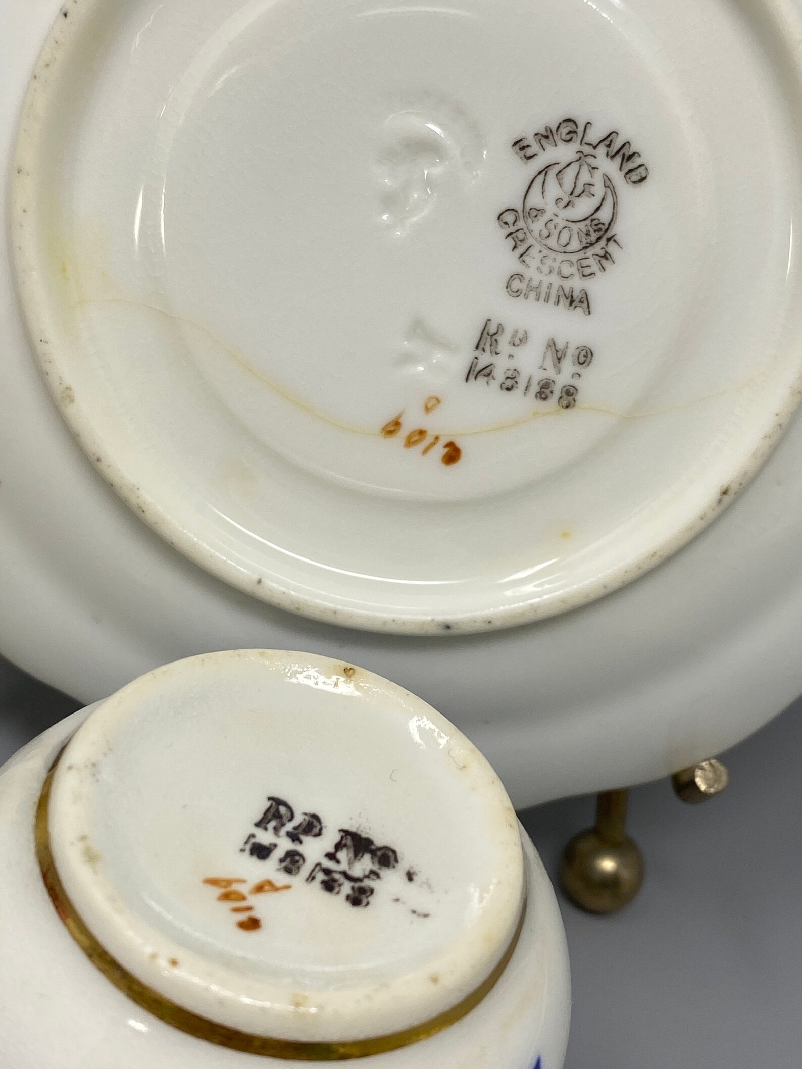 George Jones & Sons Crescent China Flow Blue Demitasse/espresso Cup and ...