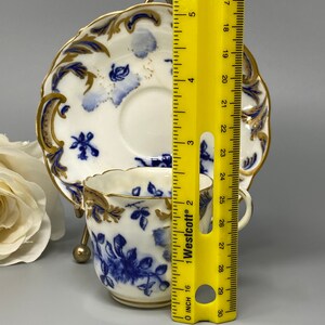 George Jones & Sons Crescent China Flow Blue Demitasse/espresso Cup and ...