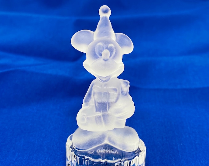 Crystal Birthday Mickey Mouse goebel Crystal Collection - Etsy
