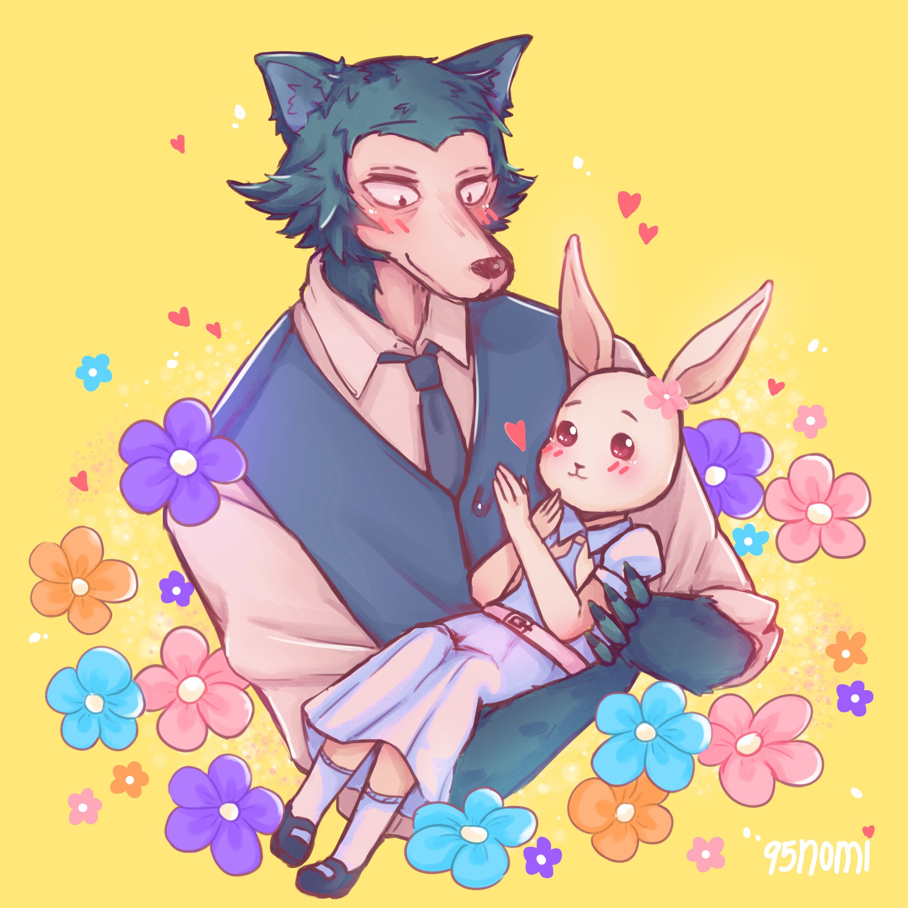 Legoshi and Haru 6x6 Print - Etsy Singapore