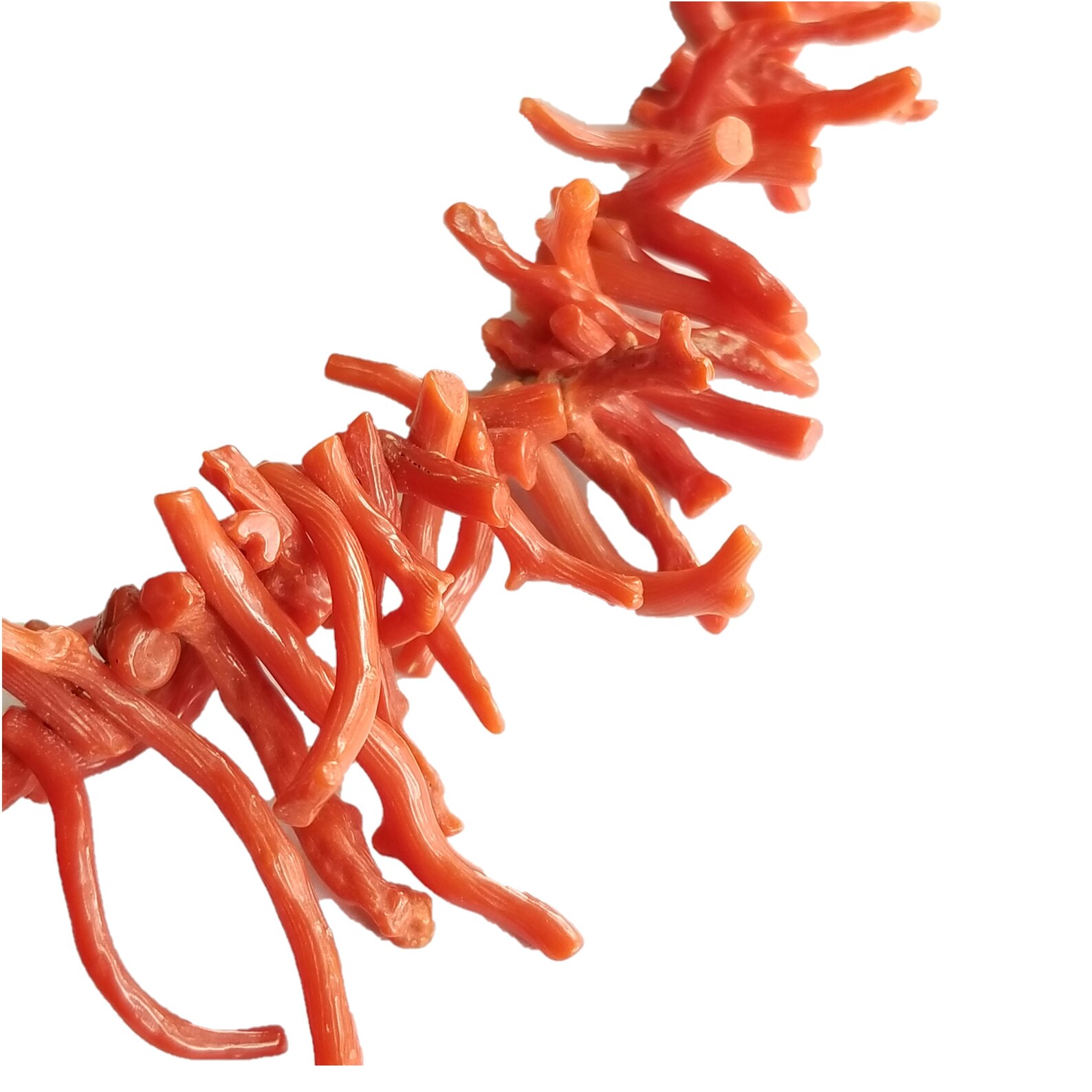 Vintage Natural Branch Coral Necklace - Etsy
