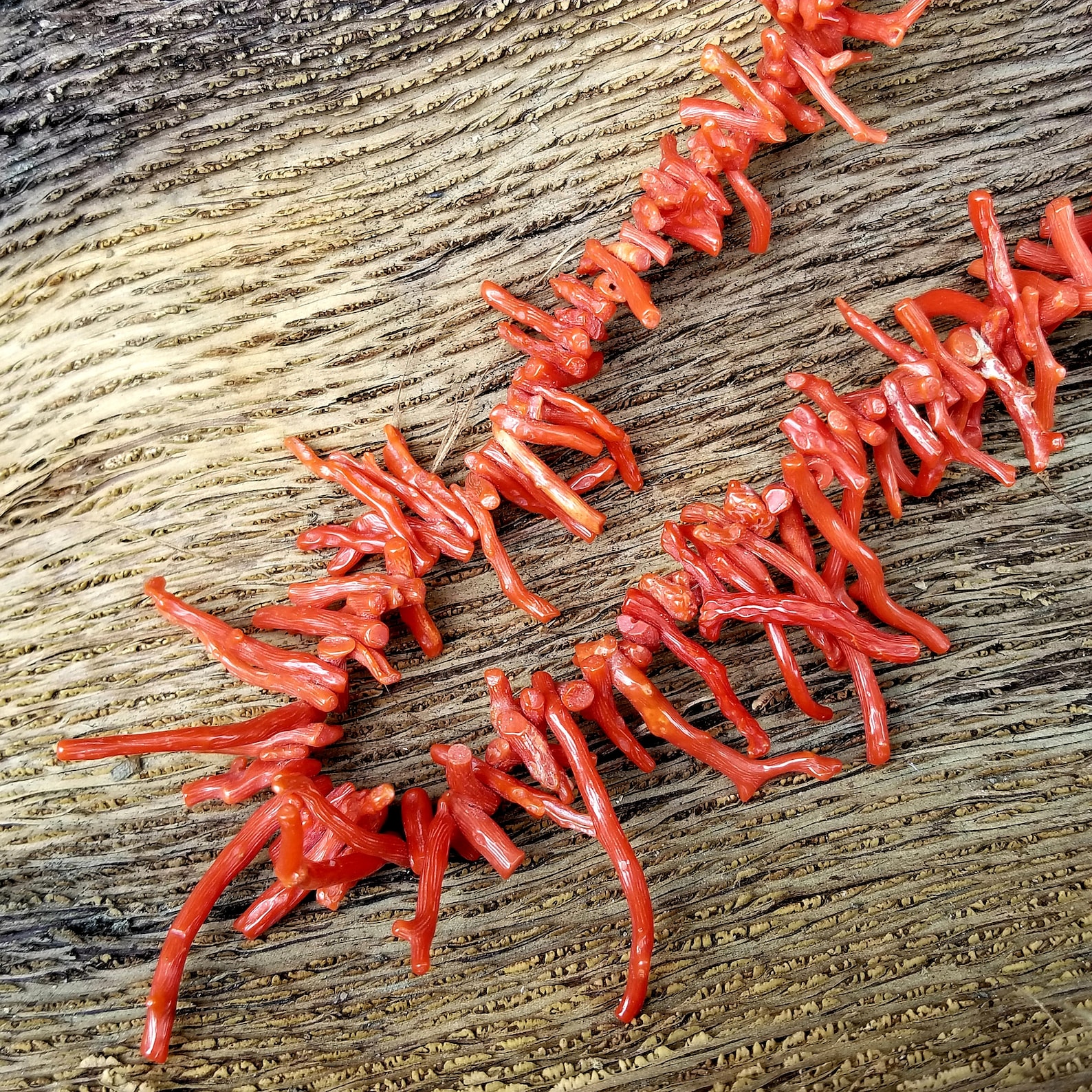 Vintage Natural Branch Coral Necklace - Etsy