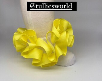 Ruffle Ribbon Socks - Etsy