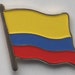 Colombia Country Flag Enamel Pin Badge | Etsy