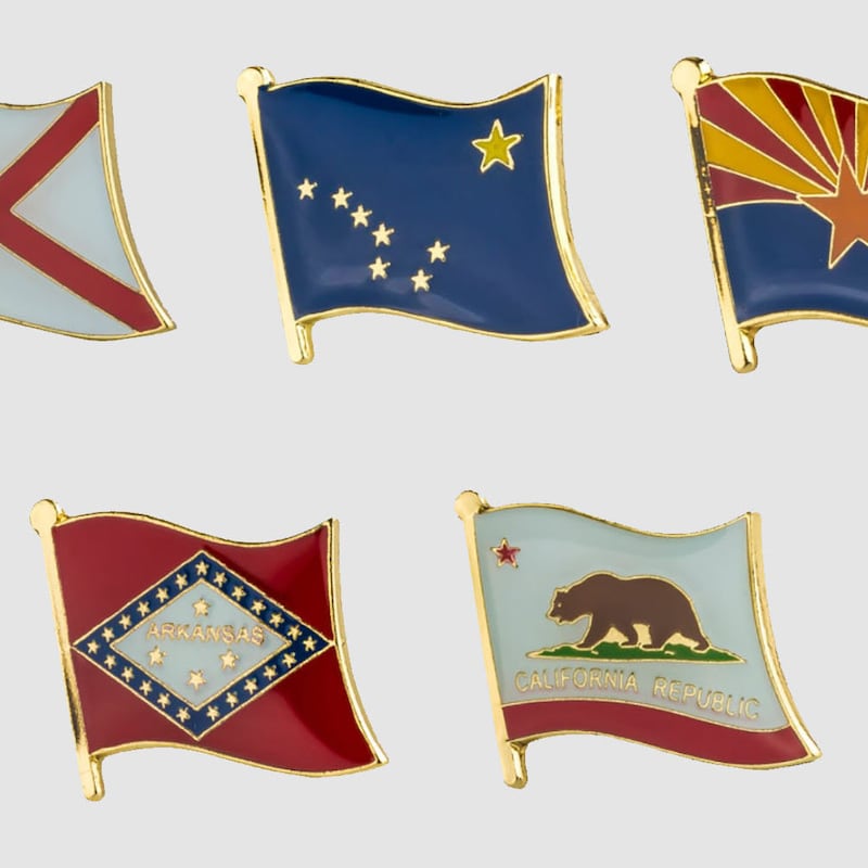 Buttons Pins Arkansas - Etsy UK