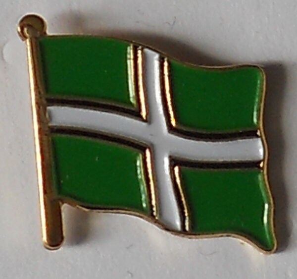 Devon UK England County Flag Enamel Pin Badge - Etsy