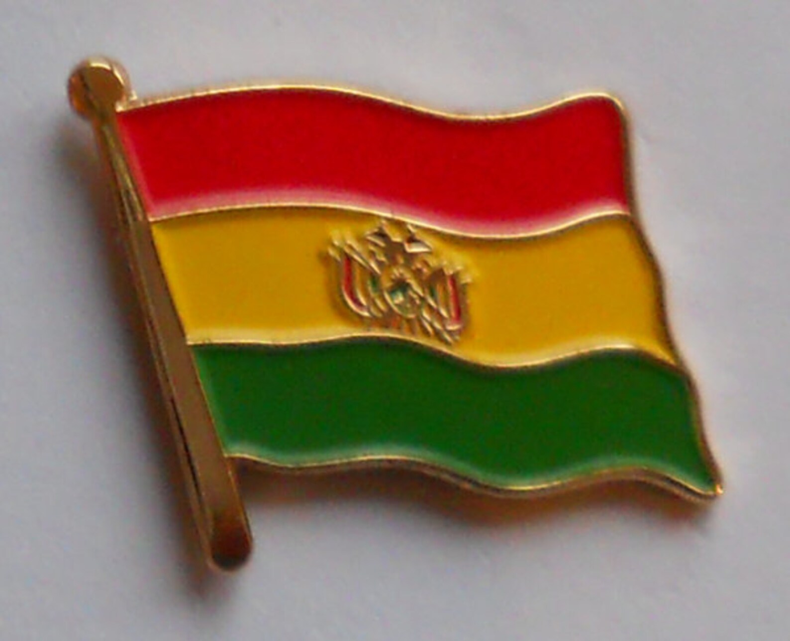 Bolivia Country Flag Enamel Pin Badge - Etsy